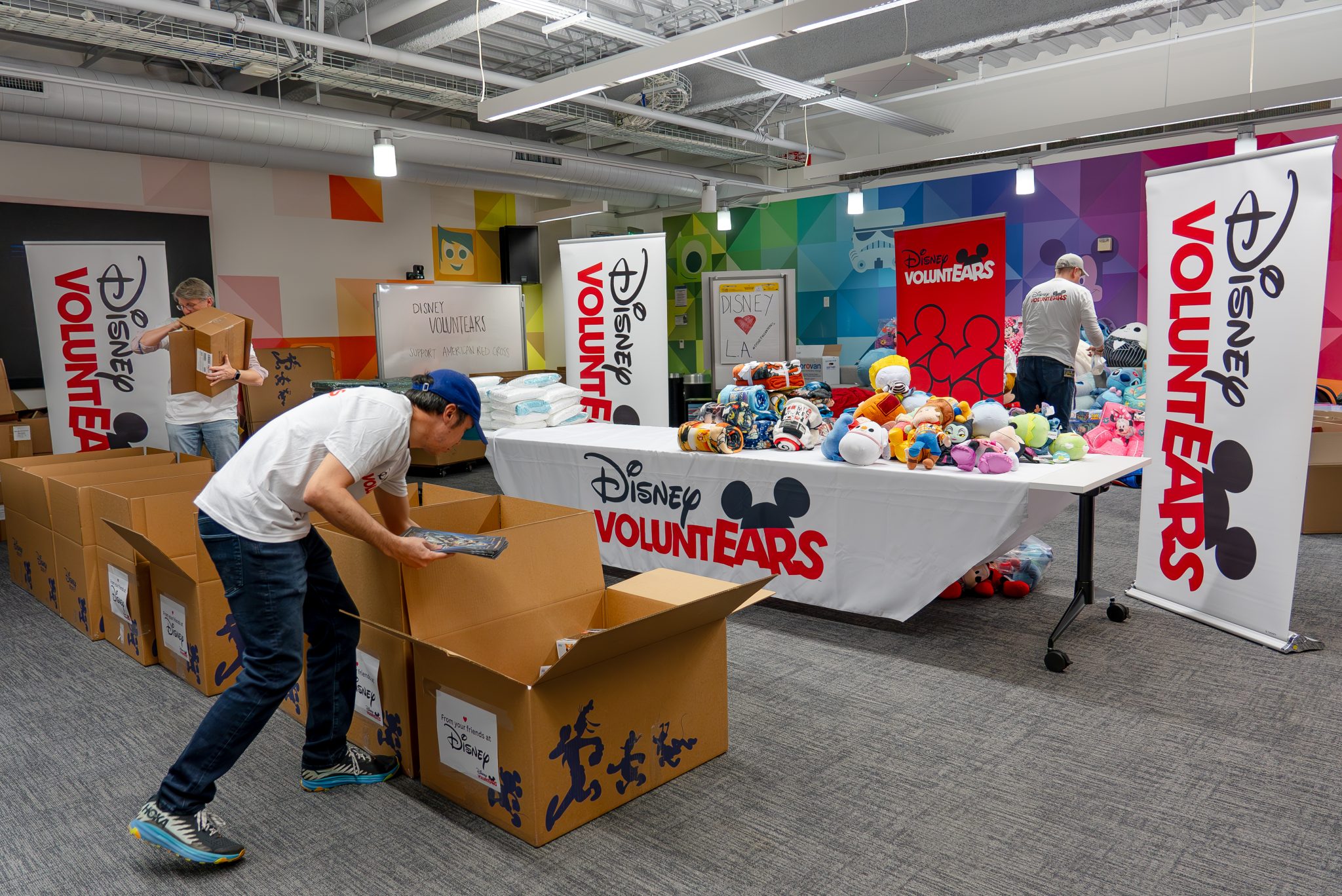 Disney VoluntEARS Assemble Hundreds of Comfort Kits for Kids